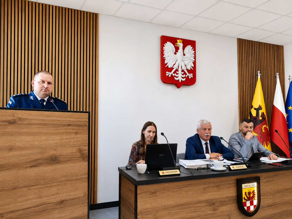 Komendant omówił stan bezpieczeństwa na Sesji Rady Powiatu - Wiadomości ...